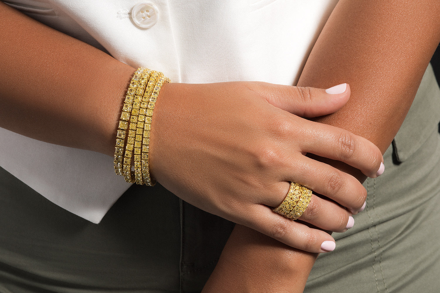 Yellow Diamond Bracelets – Namdar Diamonds