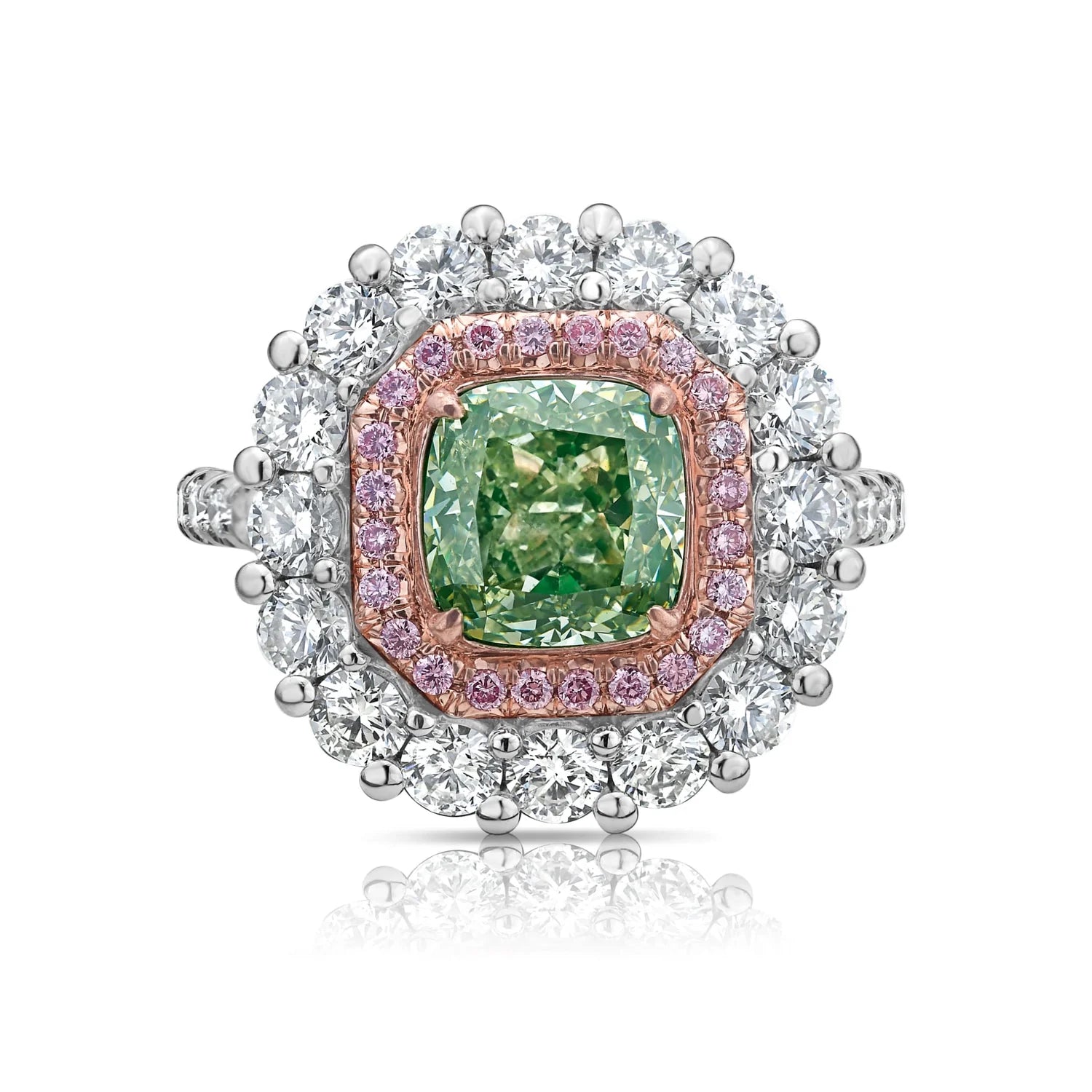 Green Diamond Cocktail Ring – Namdar Diamonds